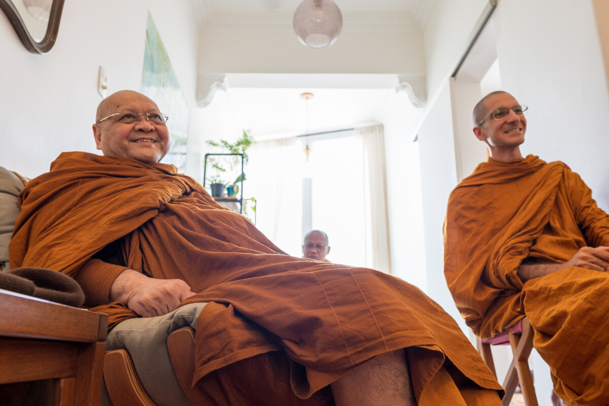 Visita de Luang Pó Piak e cerimônia de celebração | Mosteiro Suddhavāri